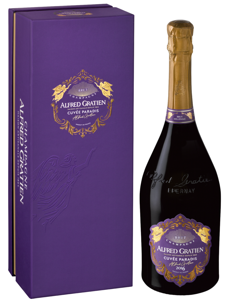 Le Champagne Alfred Gratien renouvelle l’identité de la cuvée Paradis ...